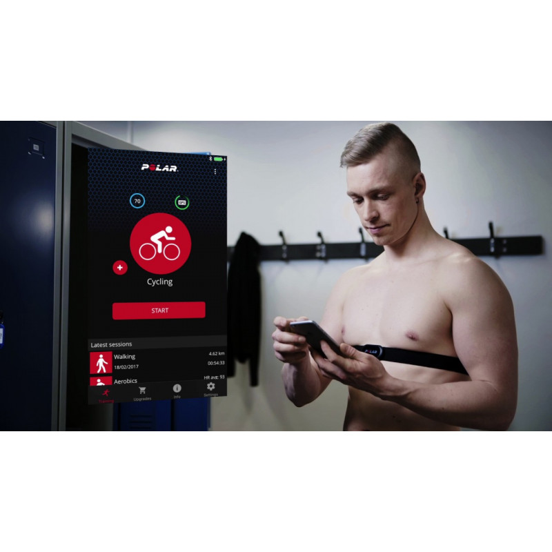 Polar H10 heart rate sensor