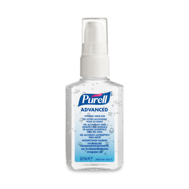 PURELL Advanced hygienic hand rub 60ml with pump | Medi-Shop.gr