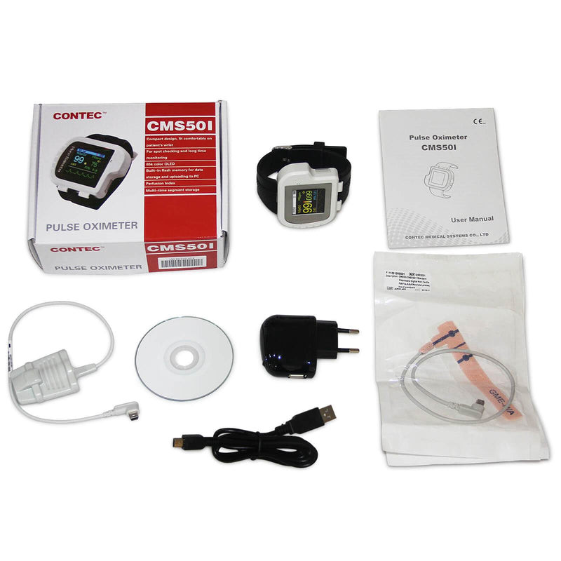 Contec CMS50I wrist oximeter watch LED SpO2 | Medi-Shop.gr