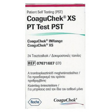 Coaguchek XS PT test strips PST (24 pcs) | Medi-Shop.gr