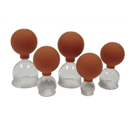 DB308 glass cupping cup with pump No1 (1 pcs) | Medi-Shop.gr