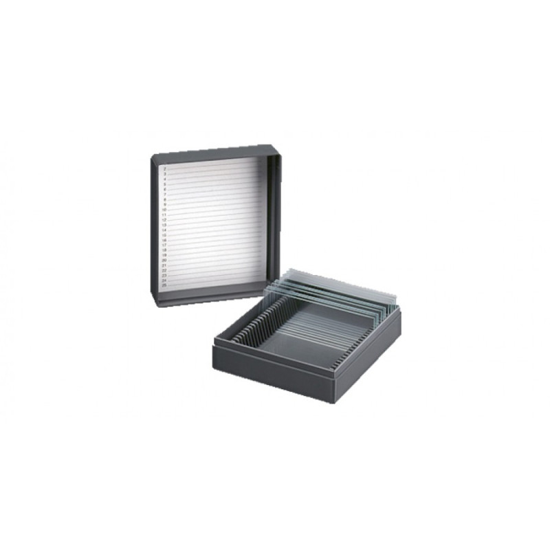 Plastic microscope slides mailer with 25 slots | Medi-Shop.gr