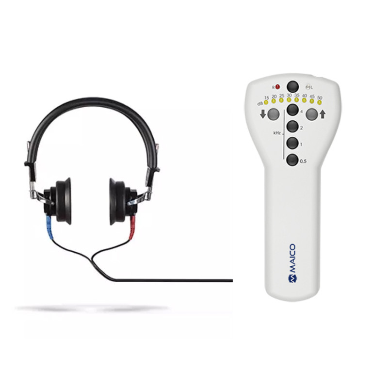 Maico MA1 handheld audiometer with headphones | Medi-Shop.gr