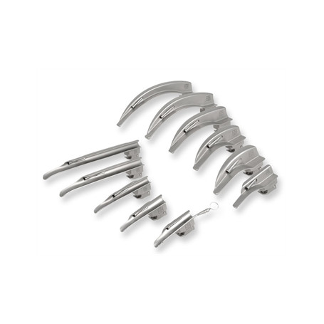 Macintosh Green F.O. pediatric laryngoscope blade N.2 large 34471