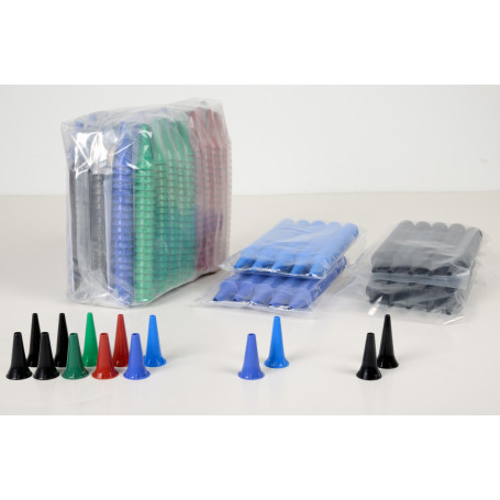 Colored otoscope tips 4mm (100 pcs) | Medi-Shop.gr